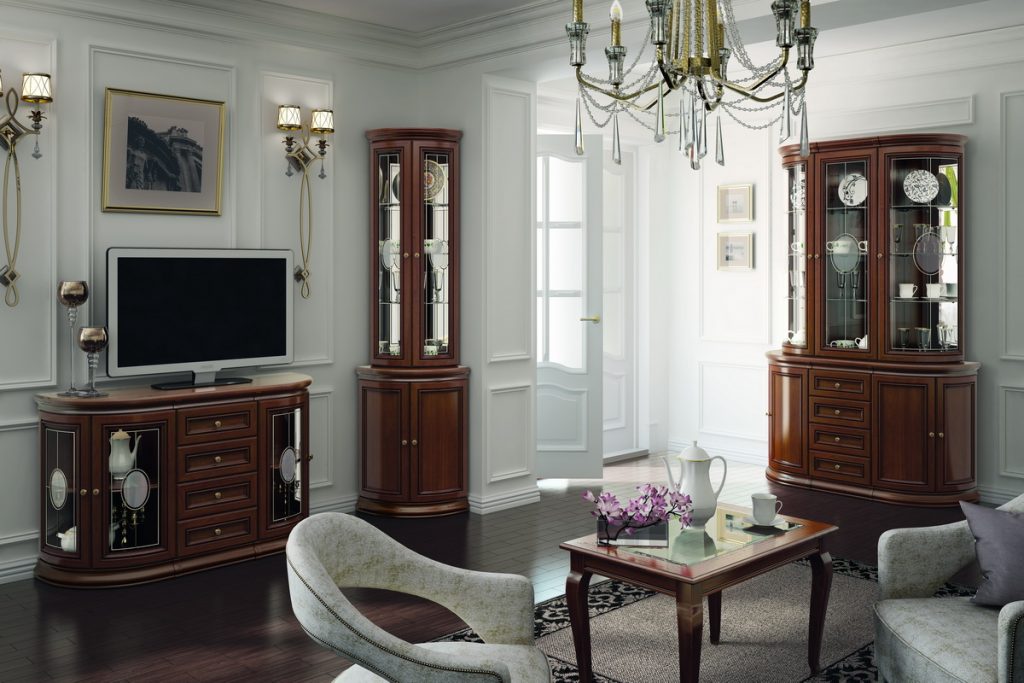 Гостиная "Сильвия" - Мебельные салоны Классика Мебель